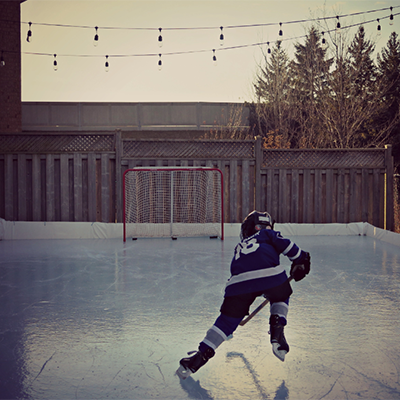 Backyard Ice Hockey Rinks – Best Home Ice Skating Rink Kits – EZ ICE